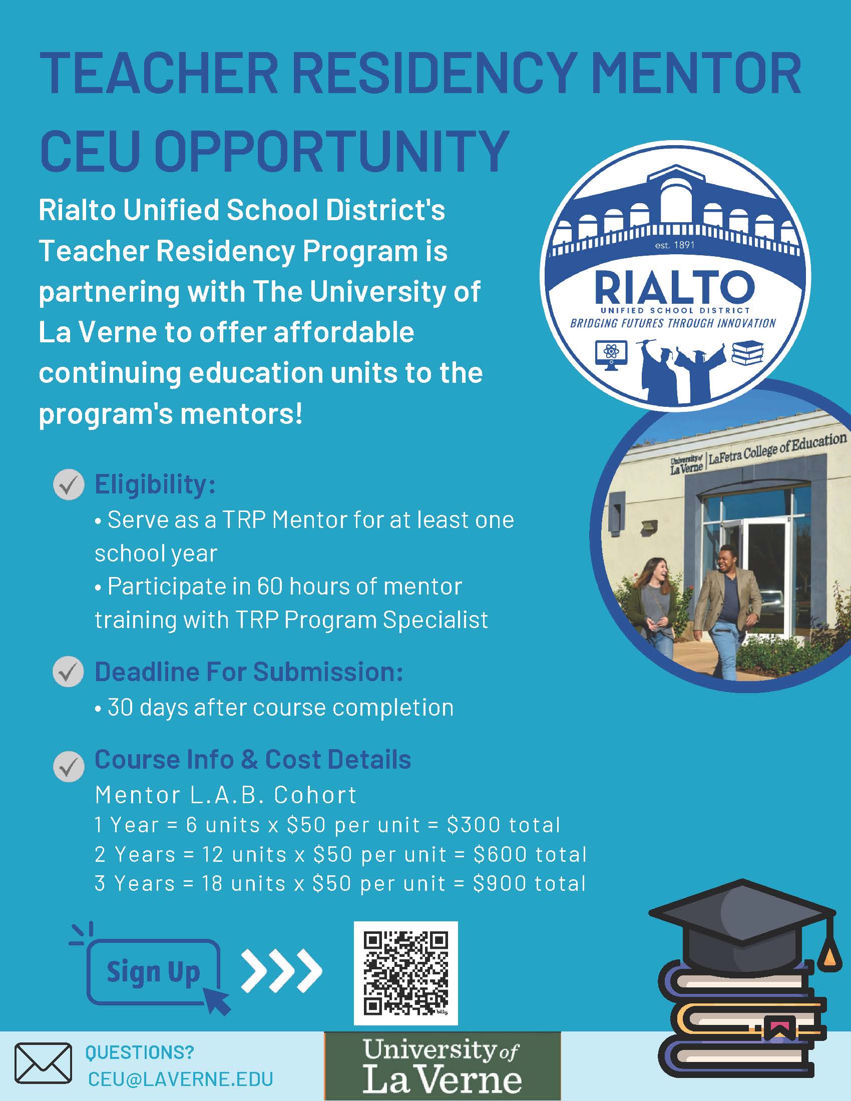 Rialto Unified School District - CEU Opportunity